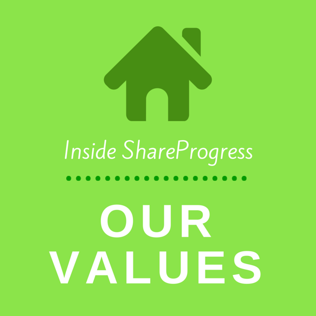 Inside ShareProgress: Our Values